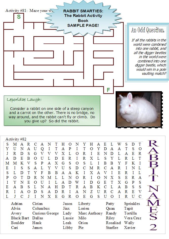 Bunny Rabbit Books, rabbit book, bunny book, rabbit magazine, bunny ...