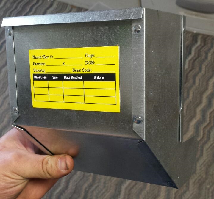 BUNNYRABBIT.com Cage Tags, Cagetag, plastic tag, plastic cagetag ...