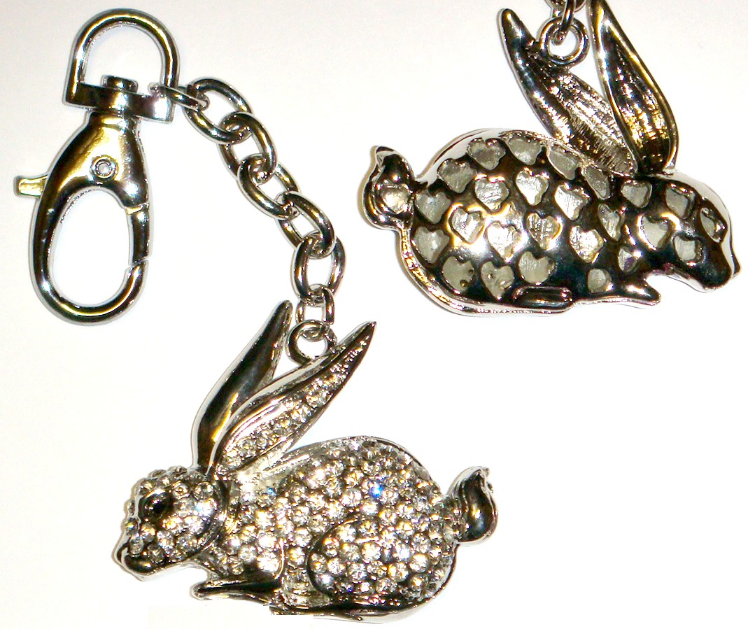 BUNNYRABBIT.com Bunny Rabbit Jewelry, Rabbit Key Chain, Rabbit Money ...